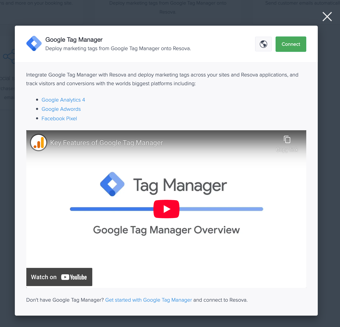 Integrating Google Tag Manager